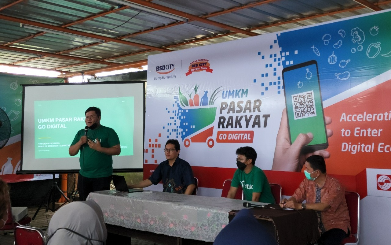 Sinar Mas Land Luncurkan Program UMKM Pasar Rakyat Go Digital