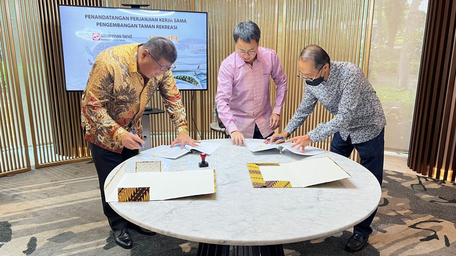 Sinar Mas Land Gandeng HeHa Group untuk Pengembangan Taman Rekreasi di BSD City