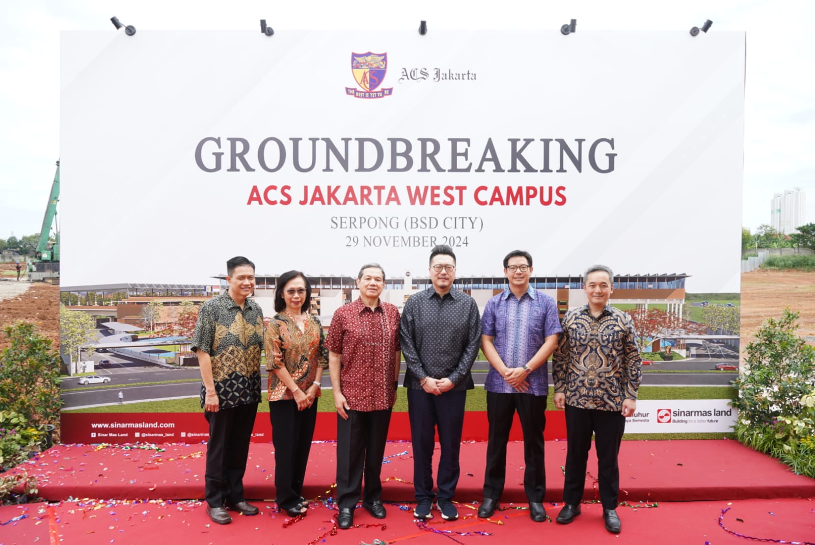 SML Gelar Groundbreaking Sekolah ACS Jakarta West Campus BSD City